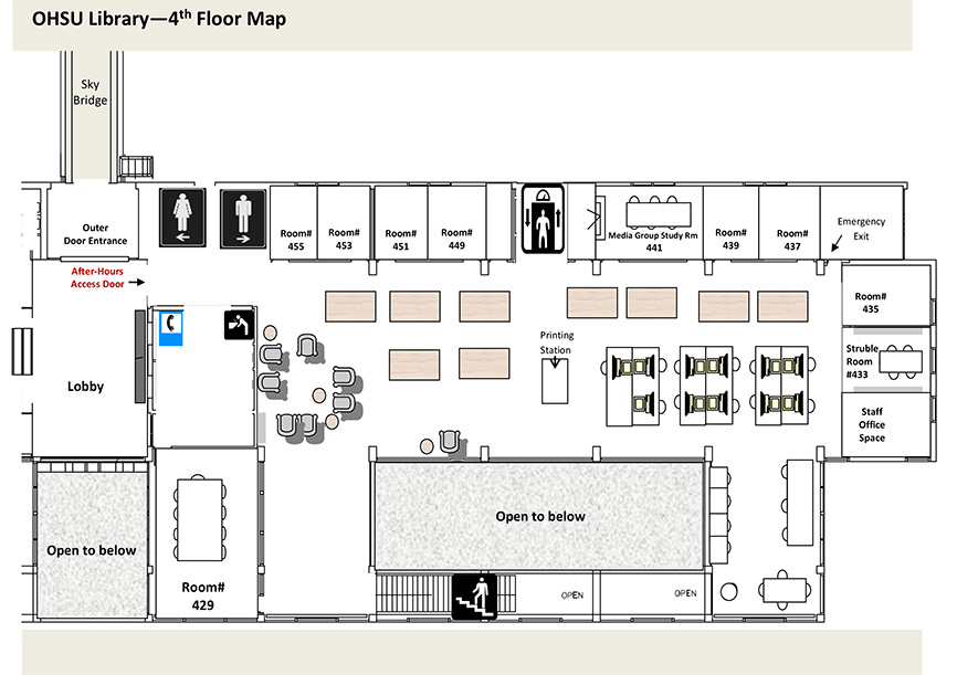 Library Architectural Design Floor Plans
